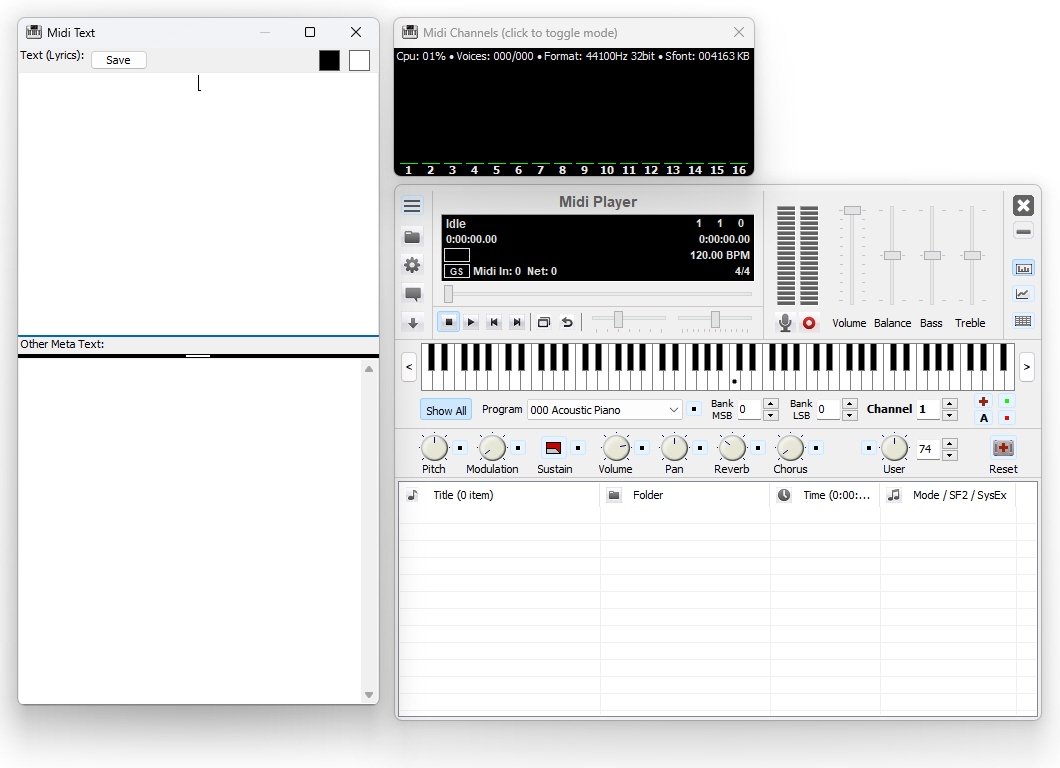 Midi Player 6.3 ไว้ฟังเสียง MIDI และ SoundFont พร้อมคลิปสอน - สอนการ ...